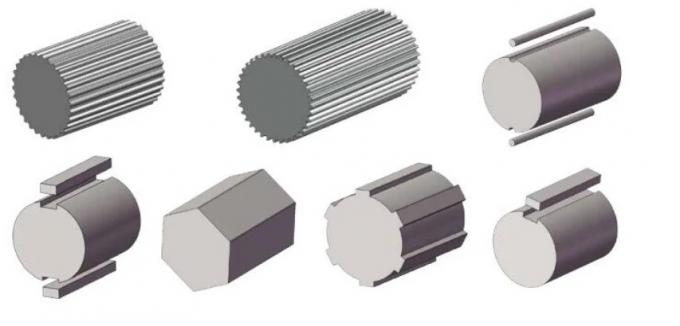 Involute Spline Shaft เป็นชิ้นส่วนอะไหล่และอุปกรณ์เสริมสำหรับเครื่องอัด ...